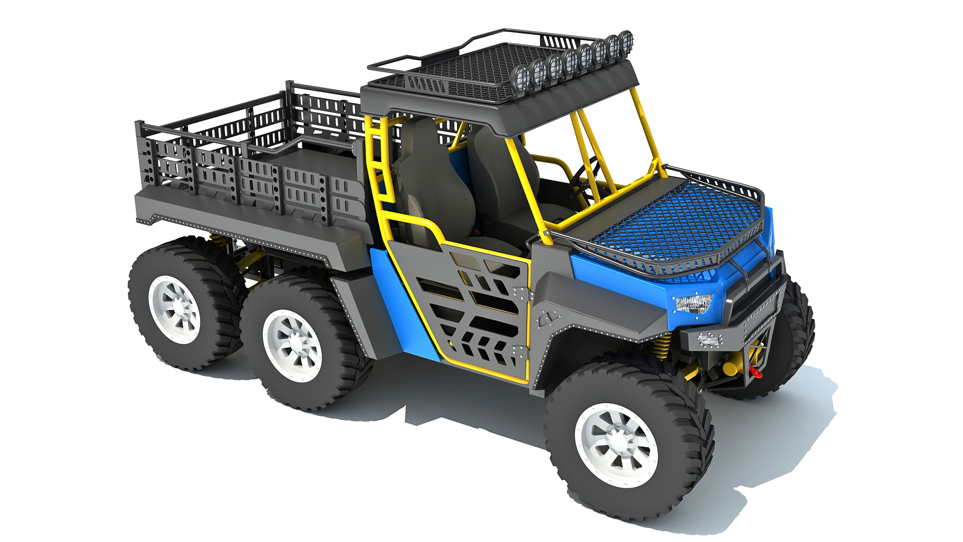 UTV Utility Terrain Vehicle 3D model - TurboSquid 1771231