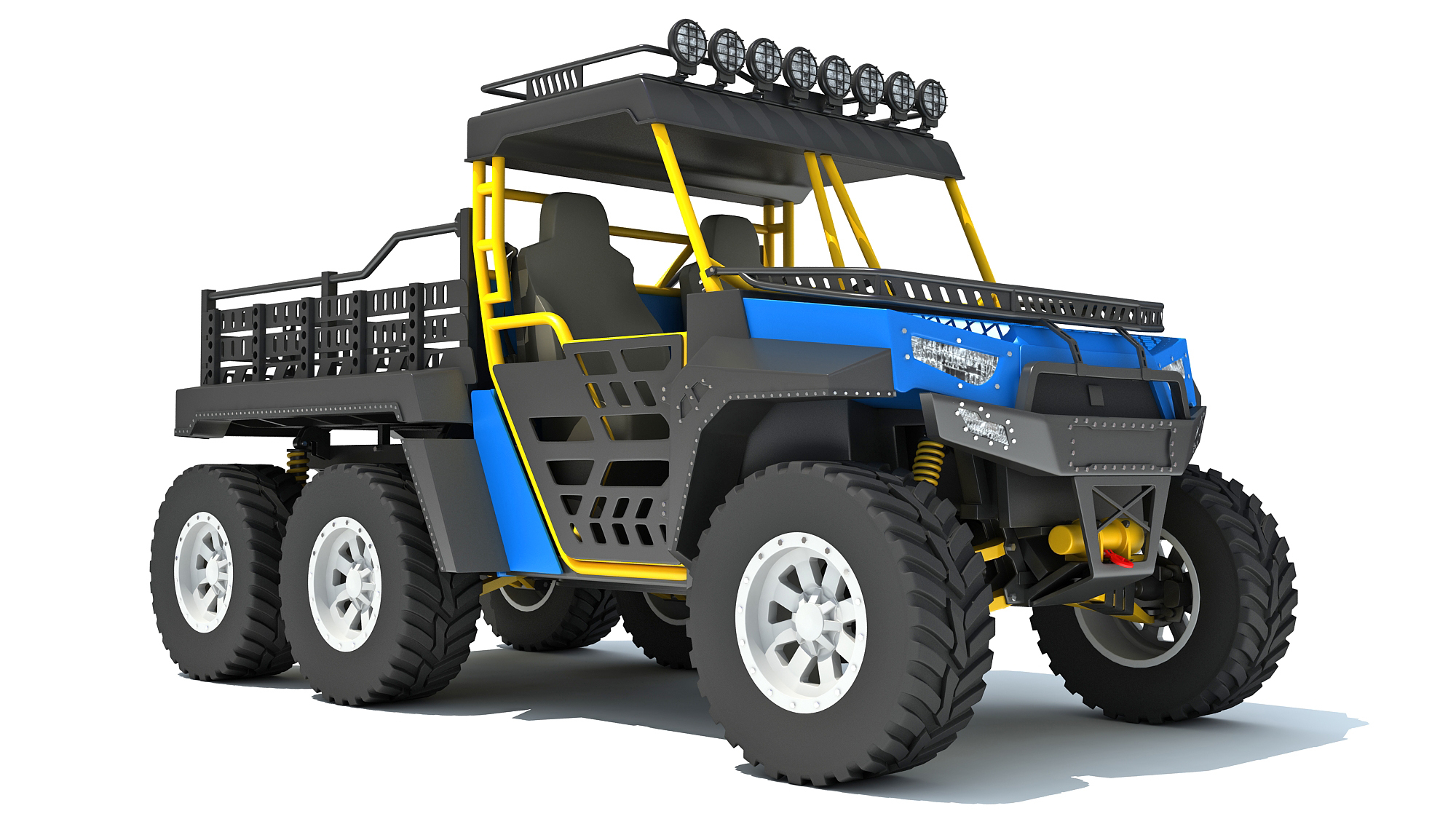 UTV Utility Terrain Vehicle 3D model - TurboSquid 1771231