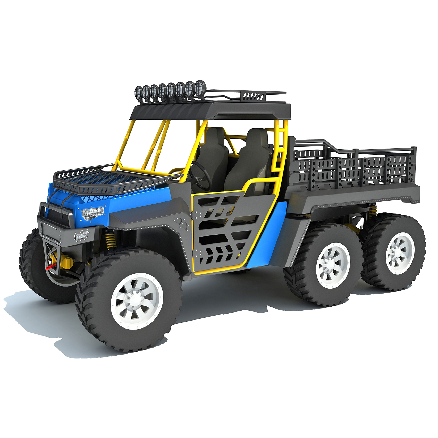 UTV Utility Terrain Vehicle 3D model - TurboSquid 1771231