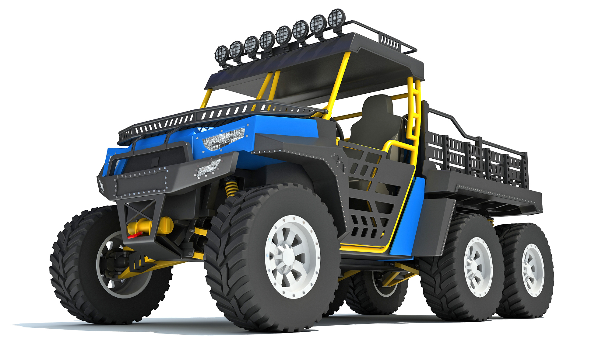 UTV Utility Terrain Vehicle 3D model - TurboSquid 1771231