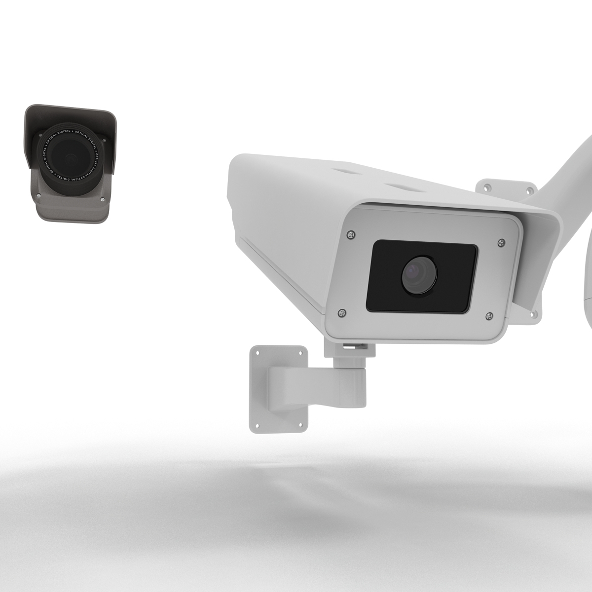 3d model of cctv cameras 2 security