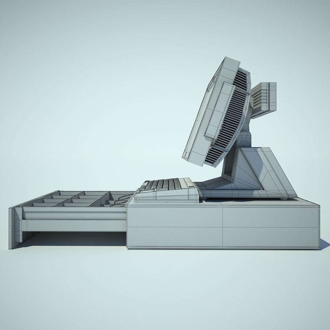 Cash Register 3d Max