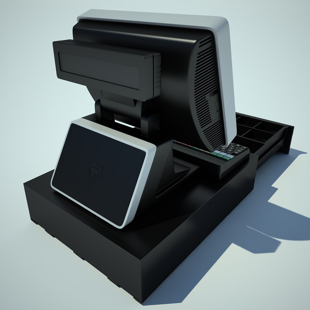 Cash Register 3d Max