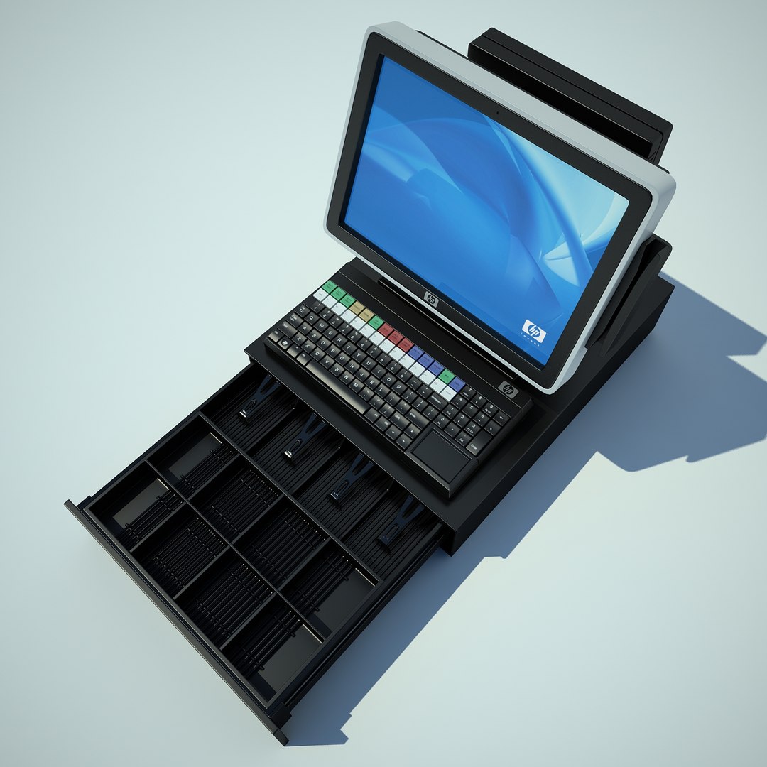Cash Register 3d Max