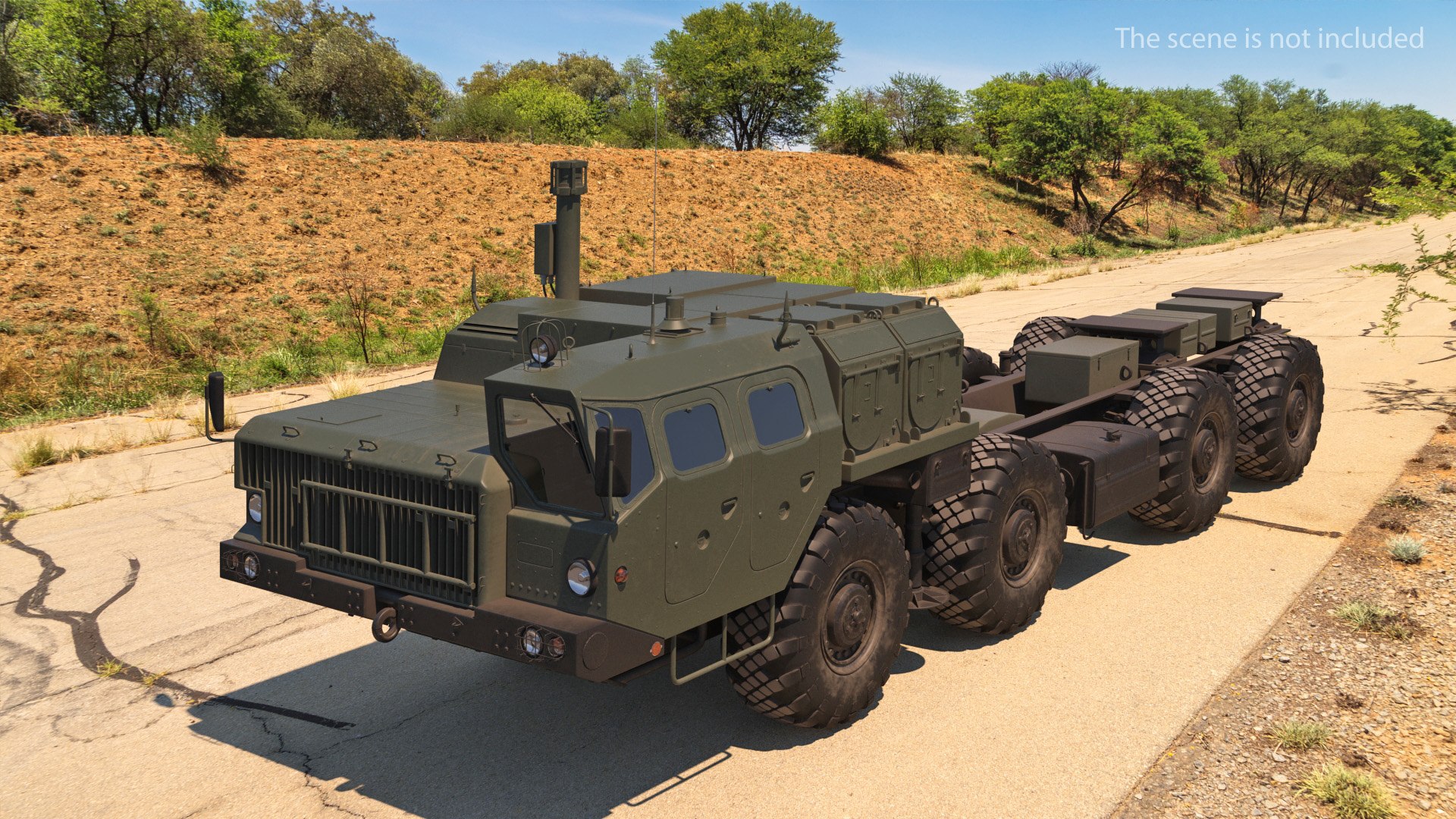 Maz 543m 8x8 truck 3D - TurboSquid 1586218