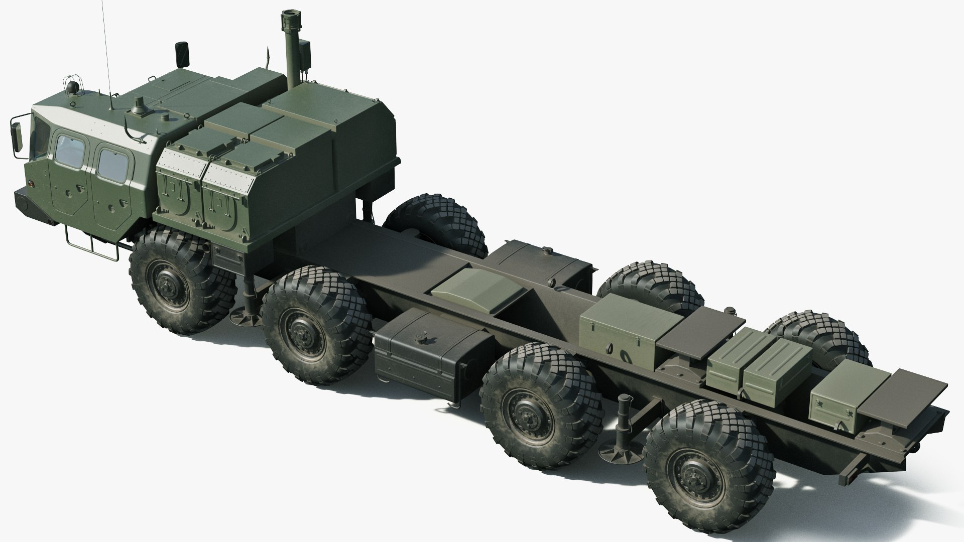 Maz 543m 8x8 truck 3D - TurboSquid 1586218