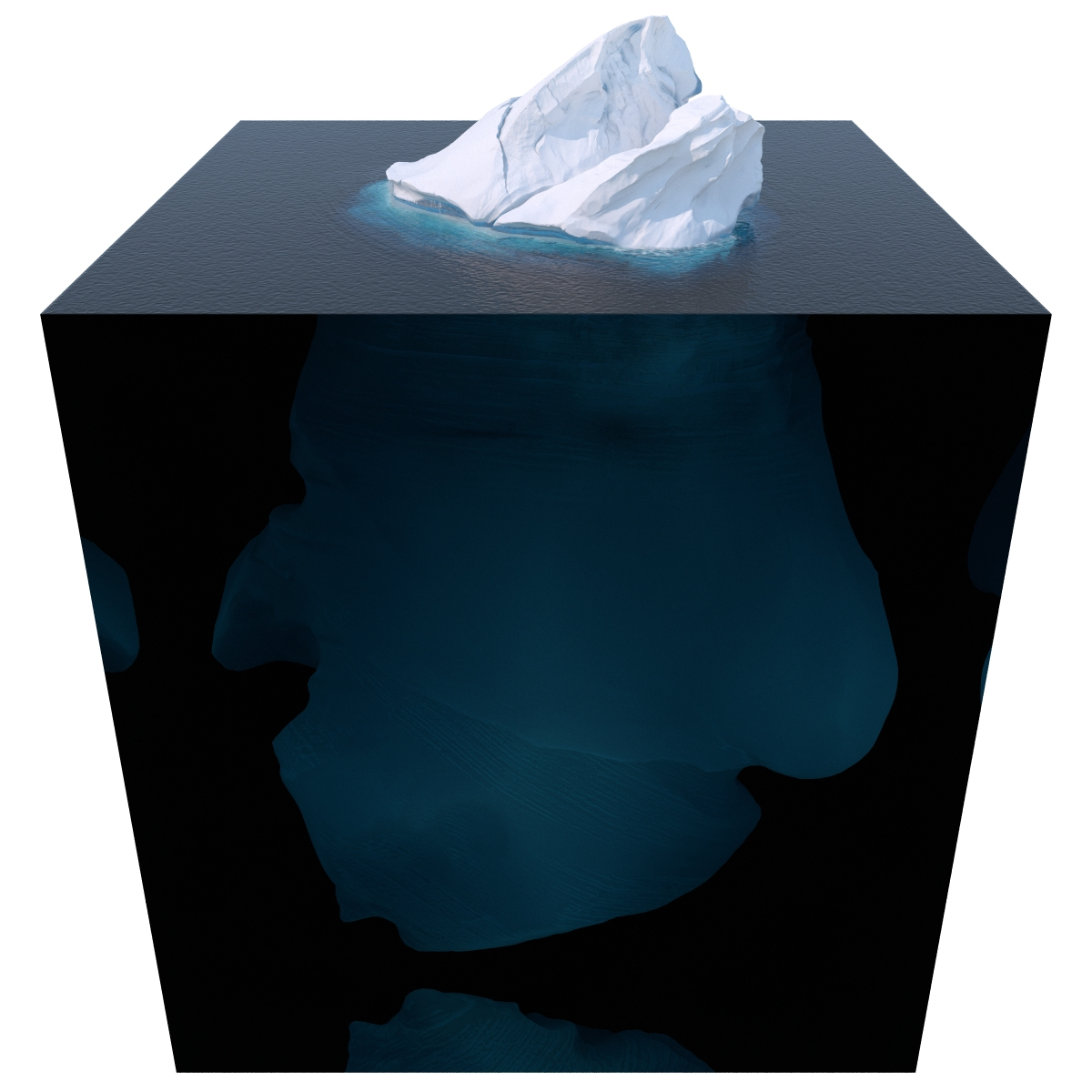 3d iceberg berg ice
