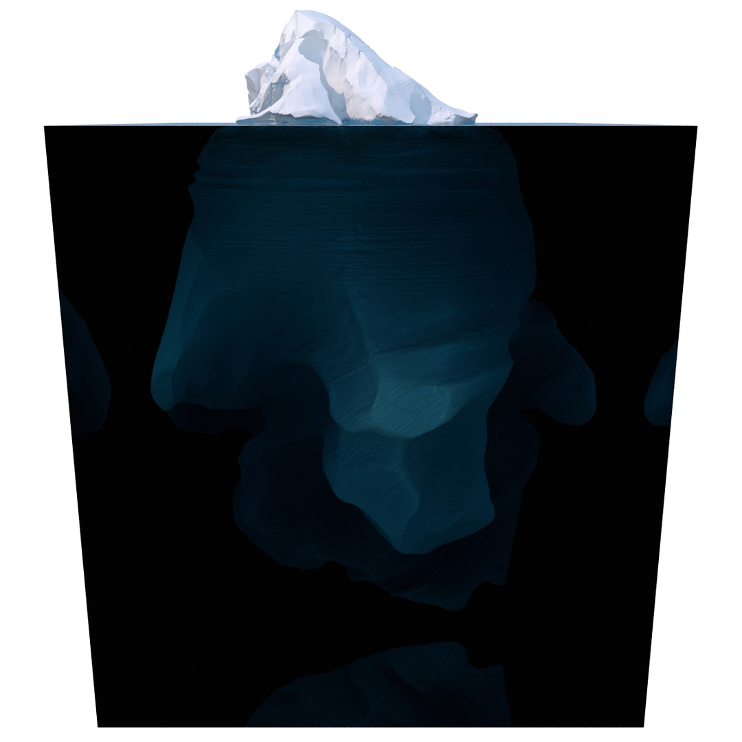 3d iceberg berg ice
