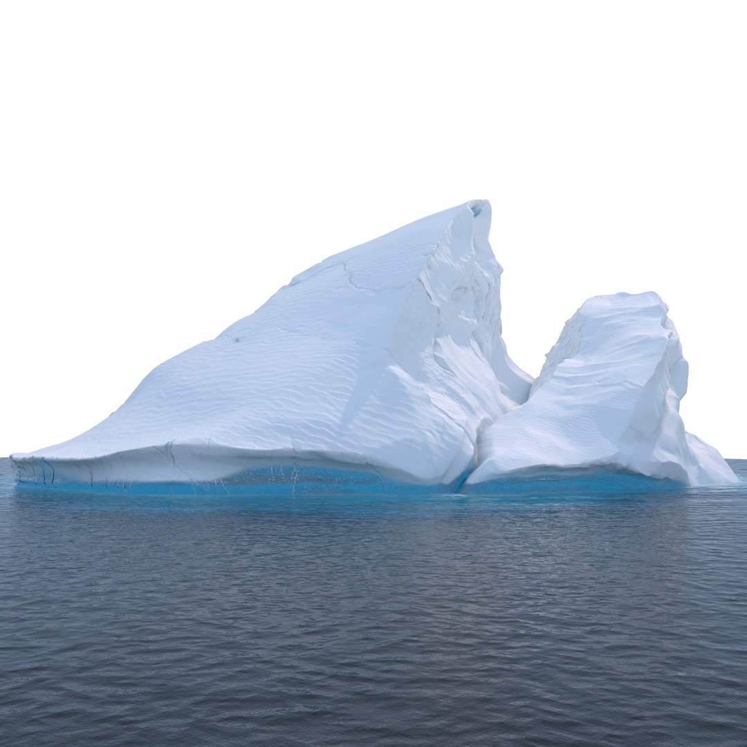 3d iceberg berg ice