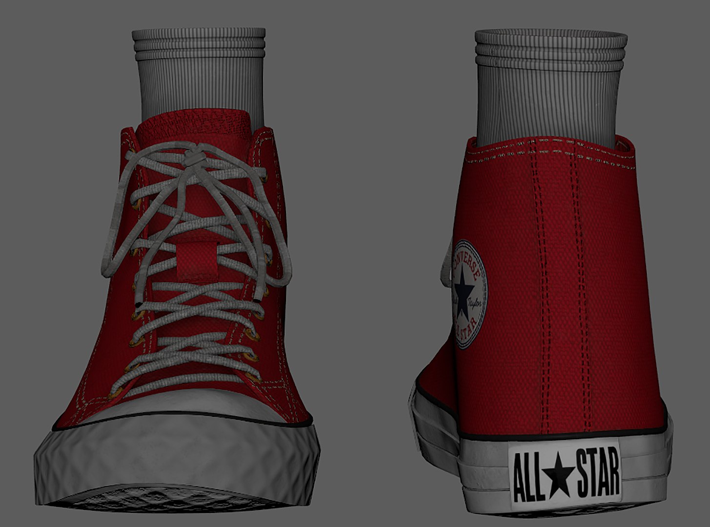 Converse - Shoe Model - TurboSquid 2369885