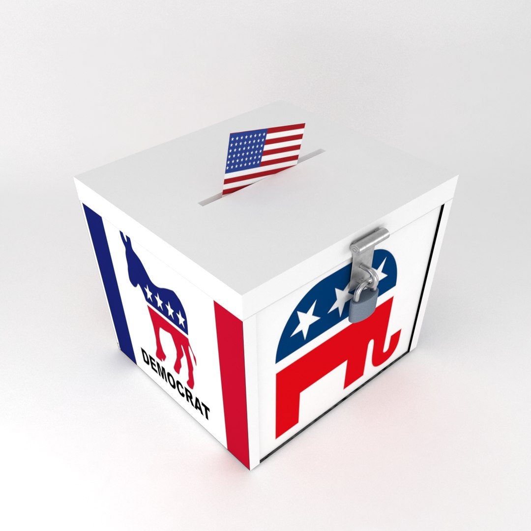 3D Ballot Box Usa Model - TurboSquid 1595878