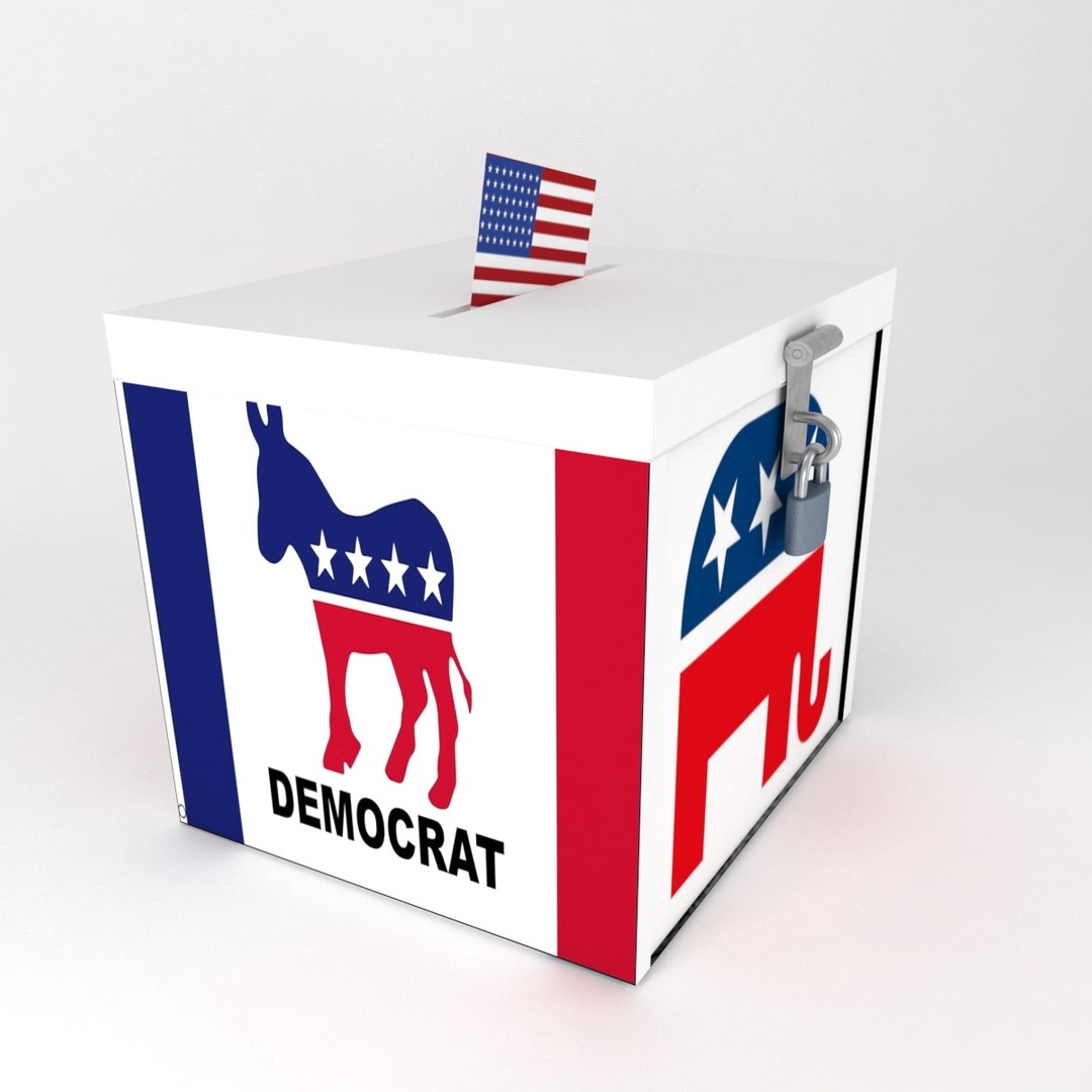 3D Ballot Box Usa Model - TurboSquid 1595878