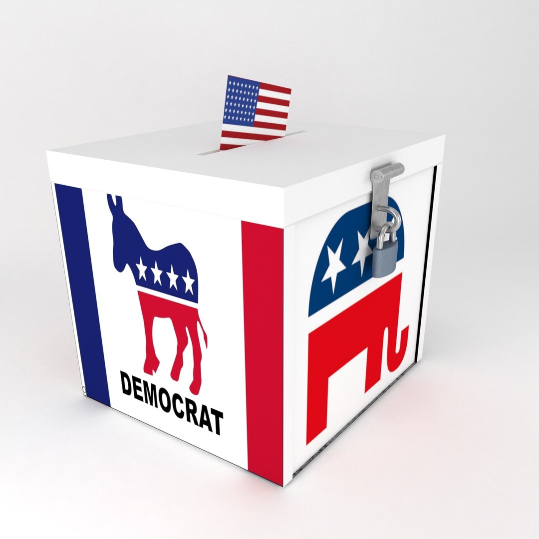 3D Ballot Box Usa Model - TurboSquid 1595878