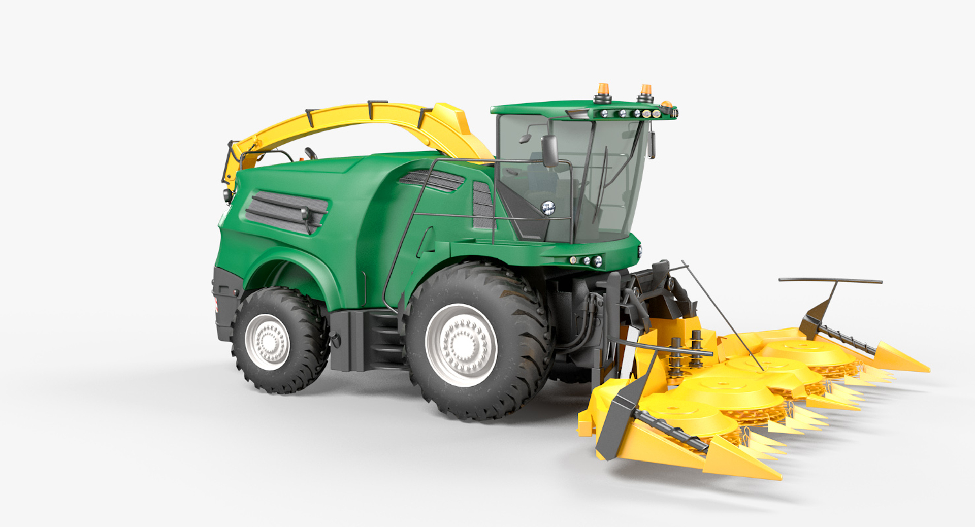 Forage harvester 3D model - TurboSquid 1351474