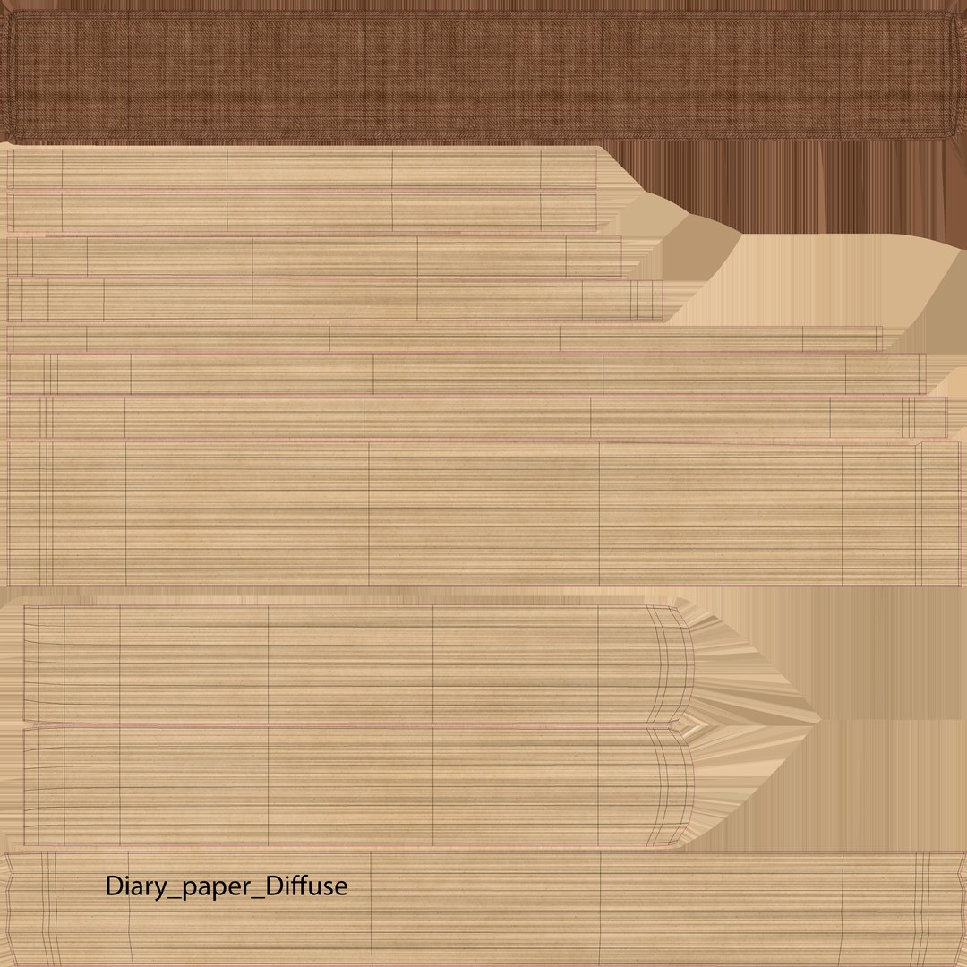 3D model books journal note - TurboSquid 1683440