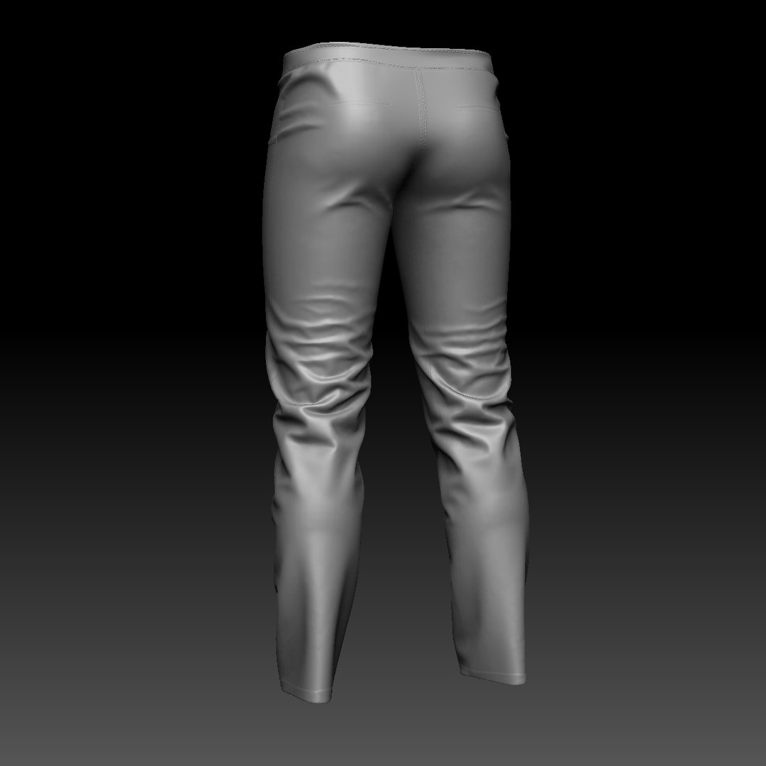 3D Elegant Pants - TurboSquid 1546337