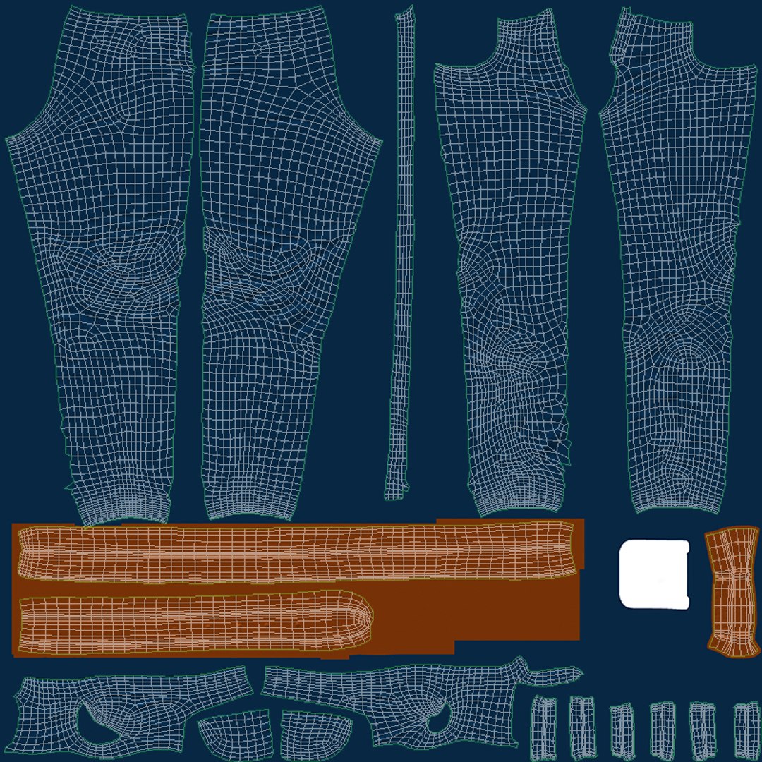 3D Elegant Pants - TurboSquid 1546337
