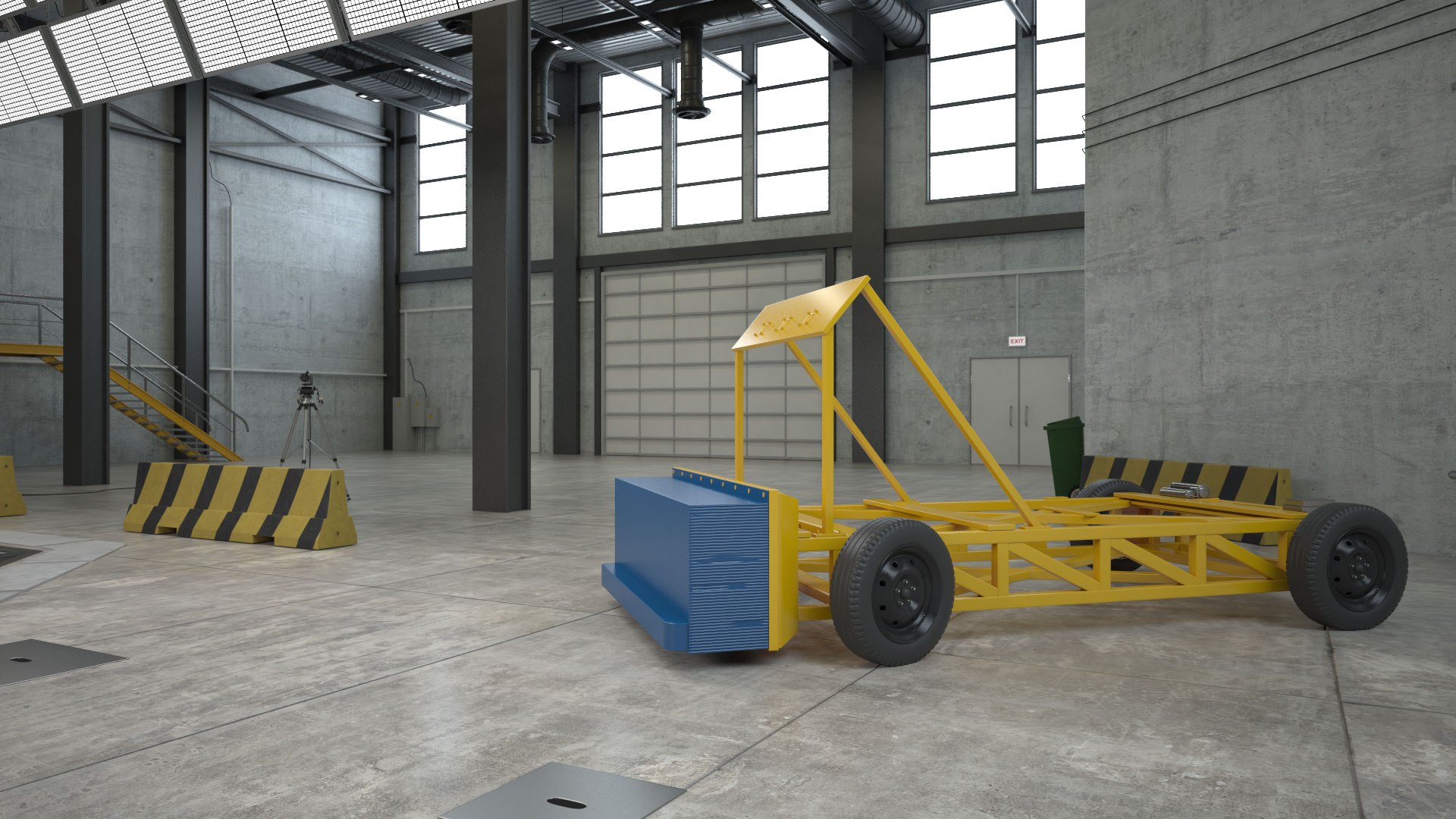 Crash Test Laboratory Model - TurboSquid 1510012