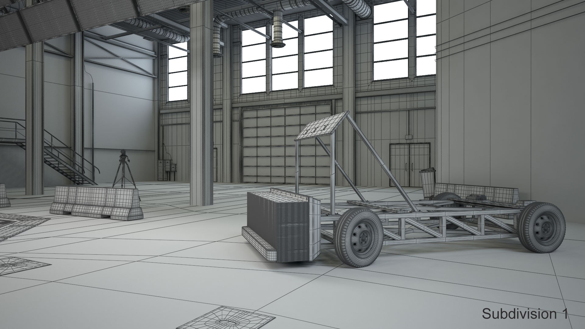 Crash Test Laboratory Model - TurboSquid 1510012