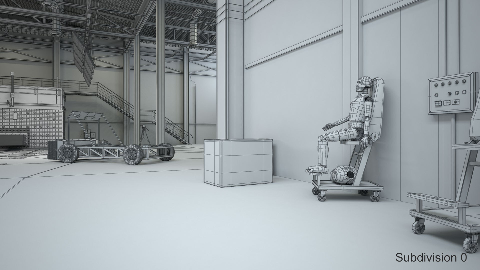 Crash Test Laboratory Model - TurboSquid 1510012