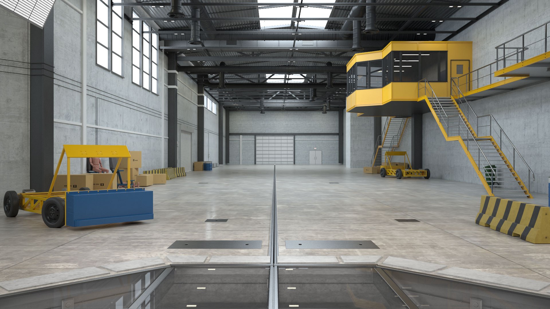 Crash Test Laboratory Model - TurboSquid 1510012