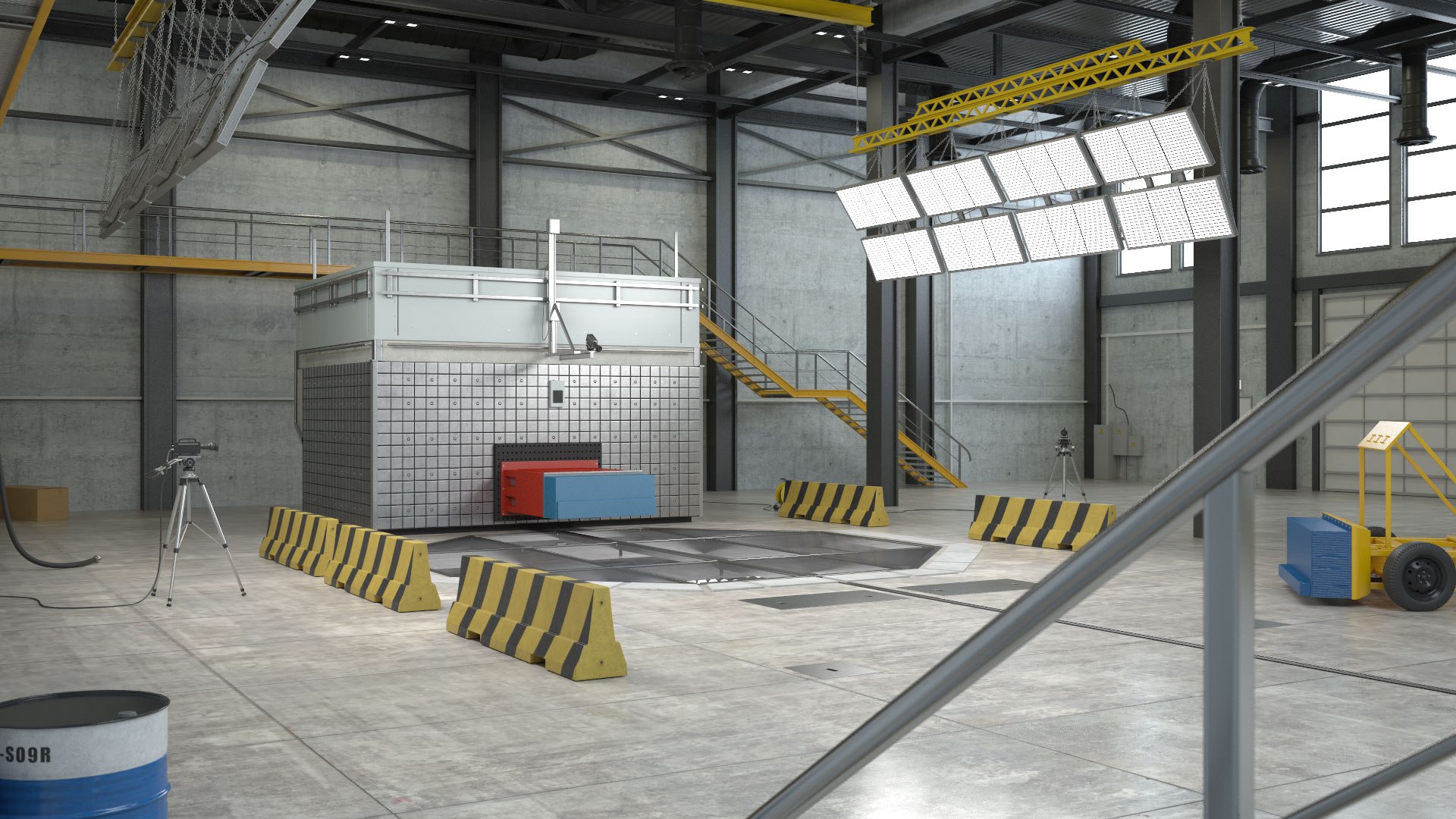 Crash Test Laboratory Model - TurboSquid 1510012