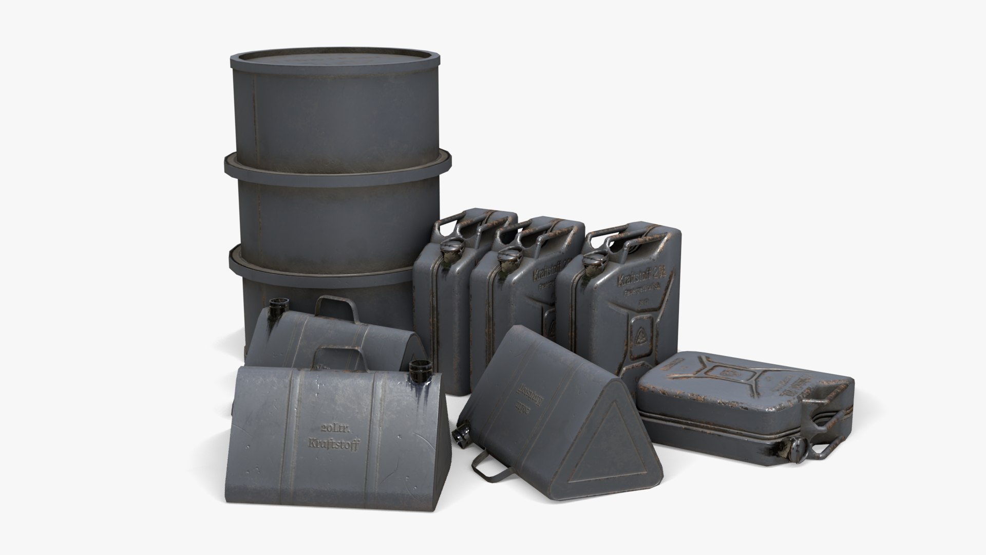 Ww2 german assets liquid 3D model - TurboSquid 1467524