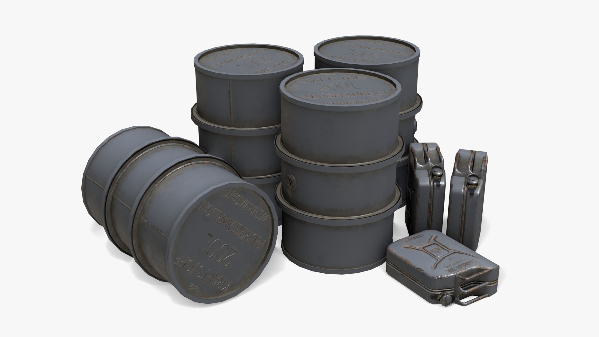 Ww2 German Assets Liquid 3D Model - TurboSquid 1467524