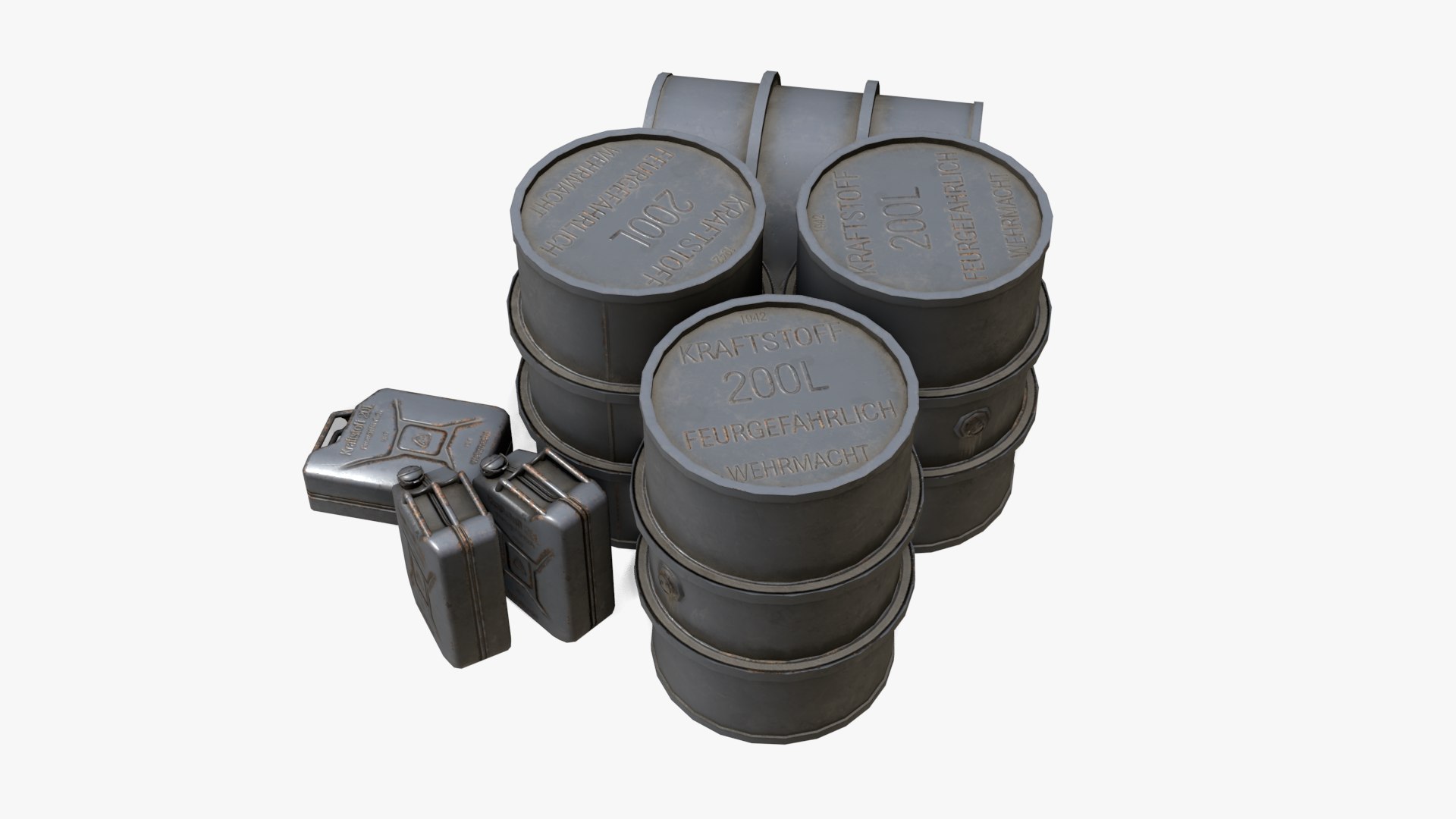 Ww2 German Assets Liquid 3D Model - TurboSquid 1467524