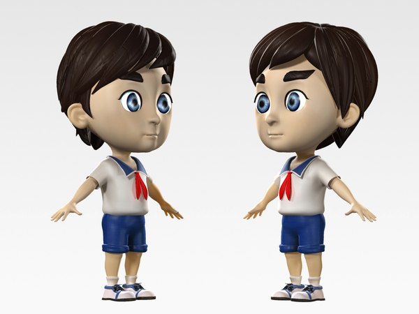 3D Schoolboy Models | TurboSquid