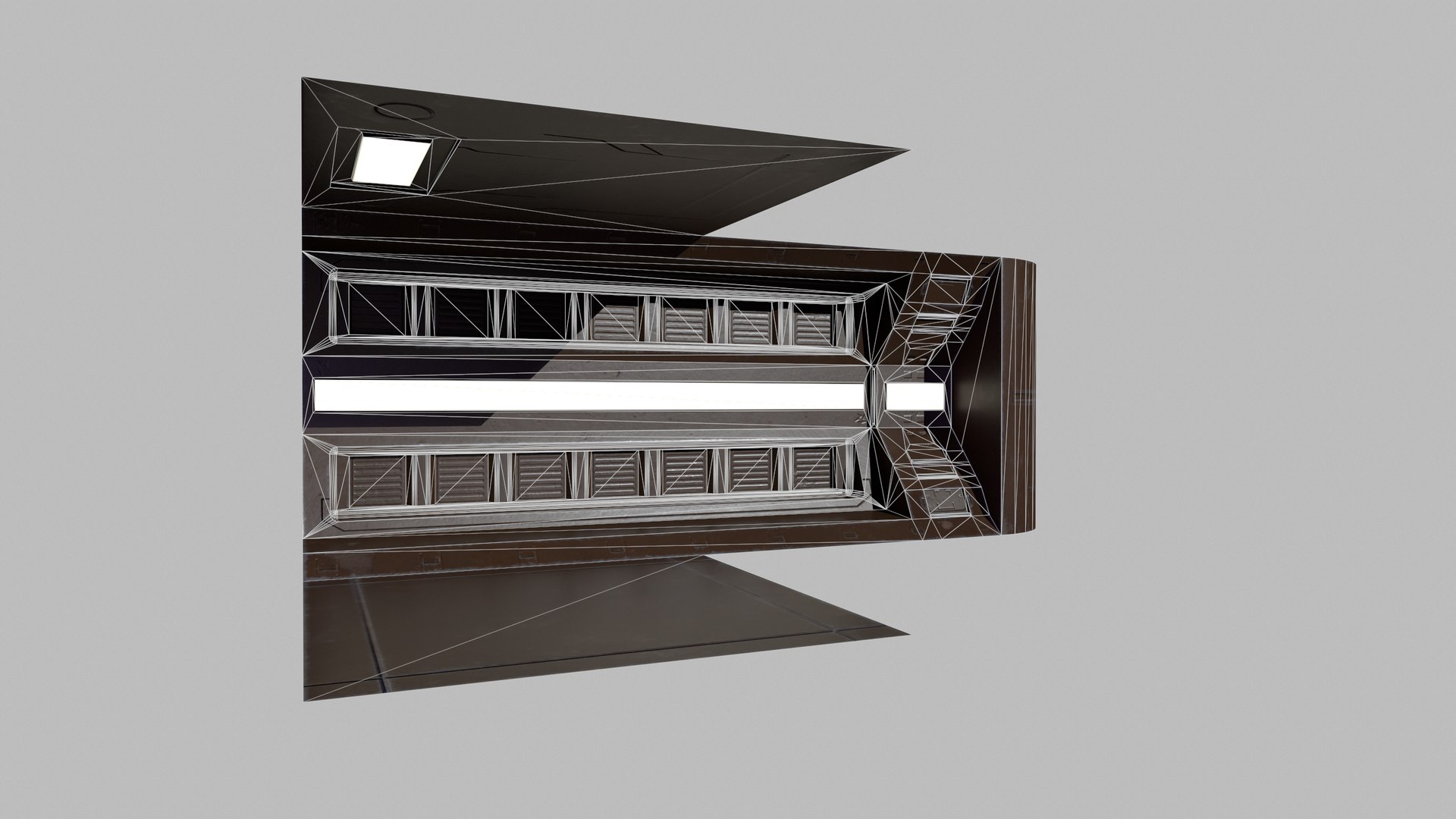 Sci-fi Modular Corridor 3D - TurboSquid 2117372