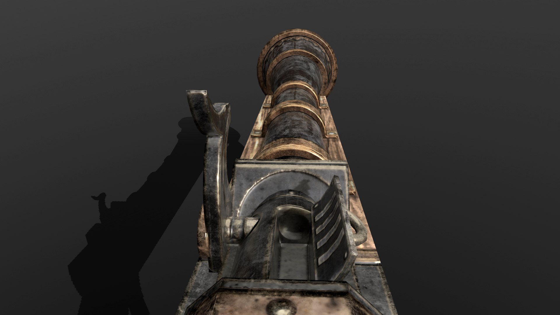 3D axe musket model - TurboSquid 1183911