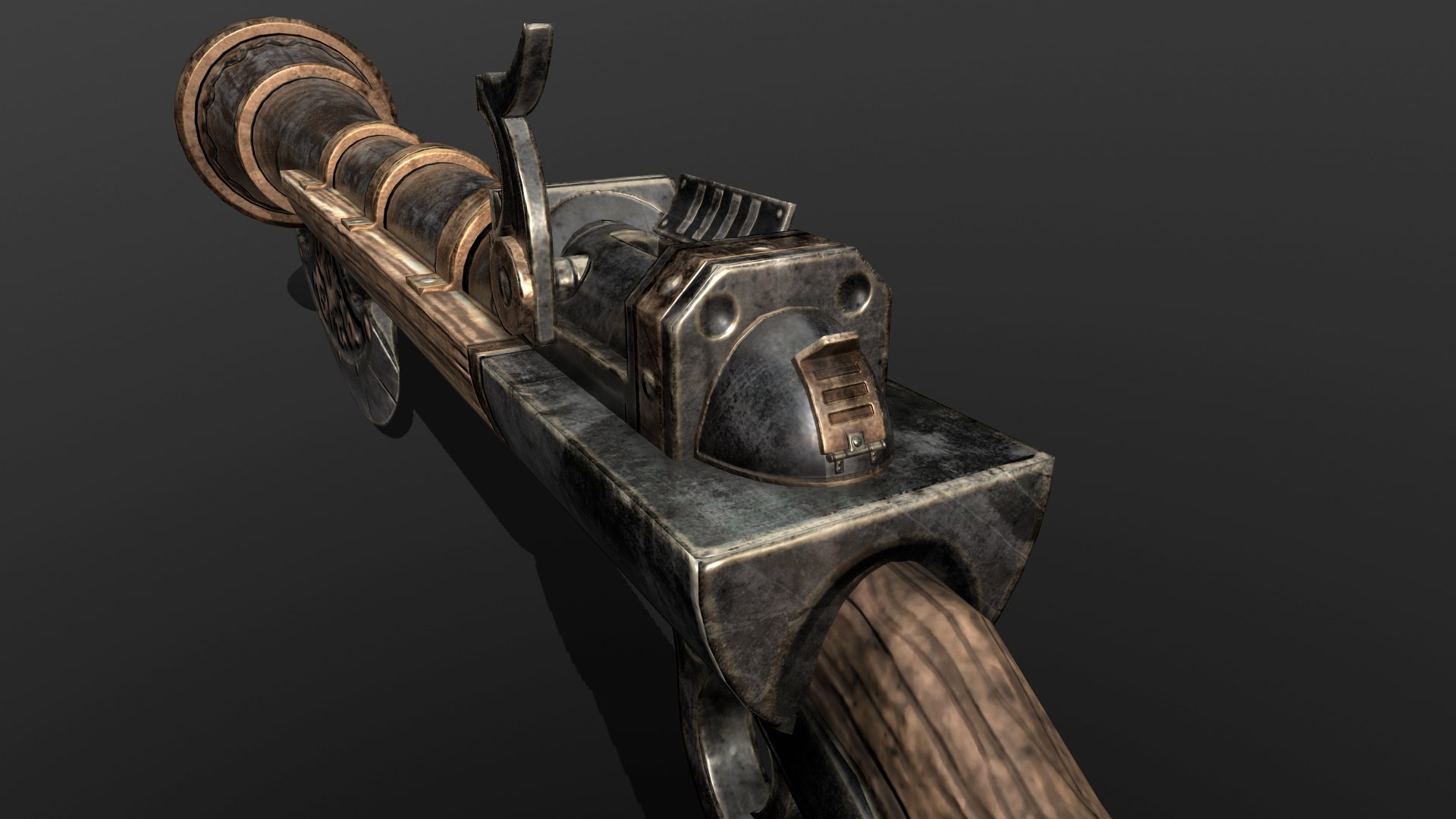 3D Axe Musket Model - TurboSquid 1183911