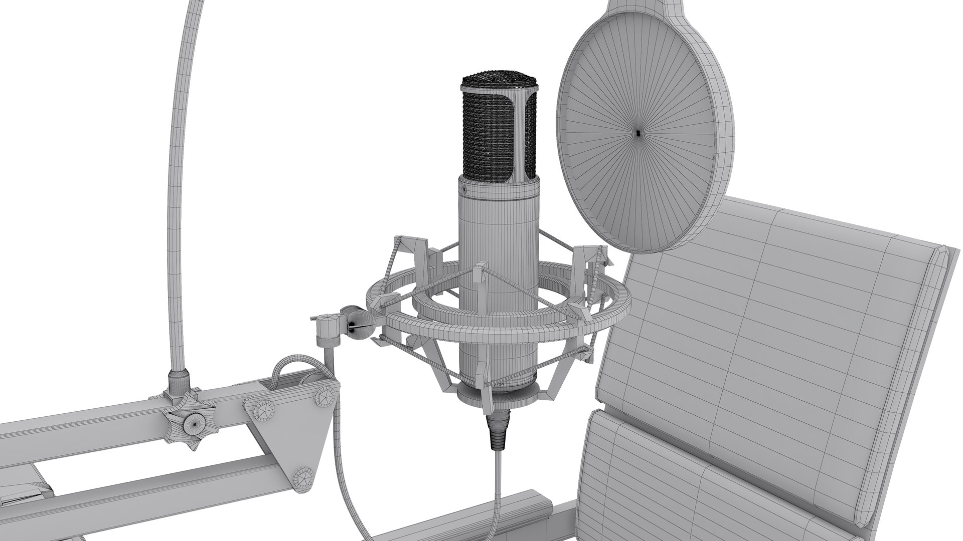 3D Model Home Music Studio Desk - TurboSquid 2296604