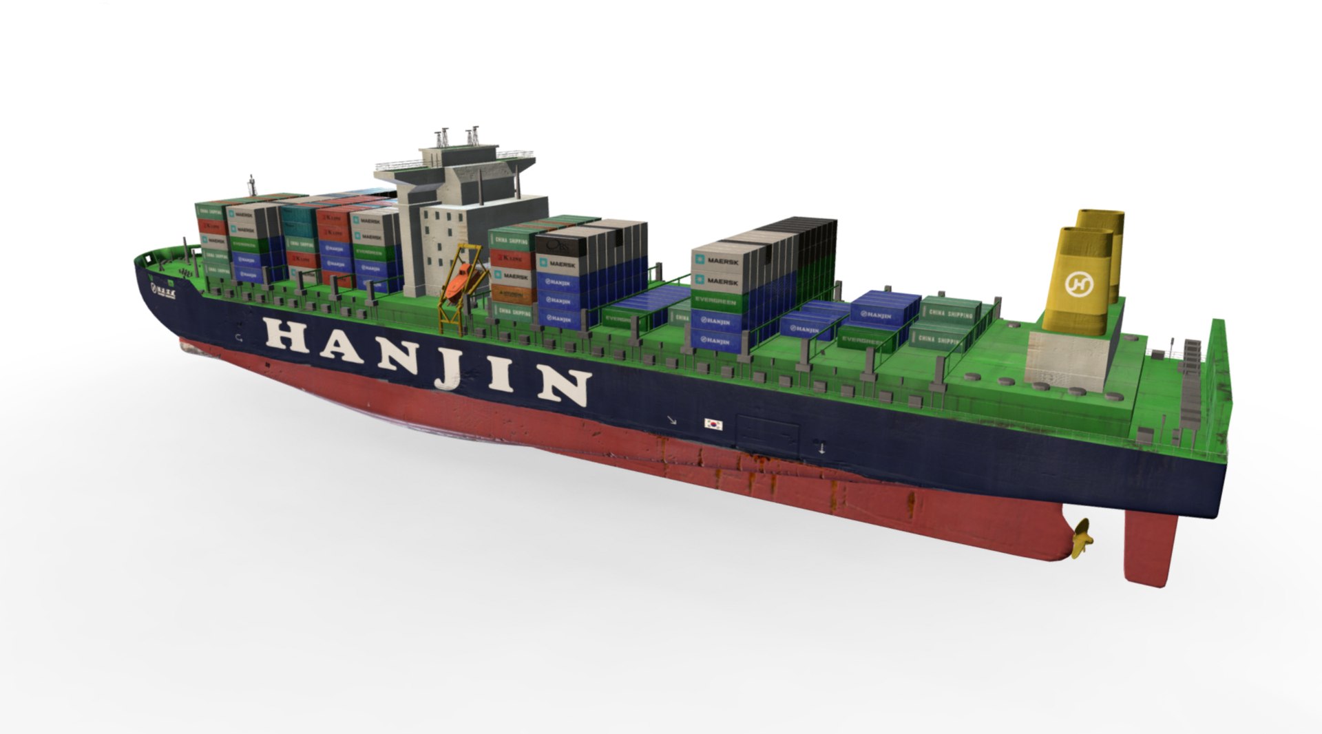 Tanker And Shipping Container Ships 3D Model - TurboSquid 2083397