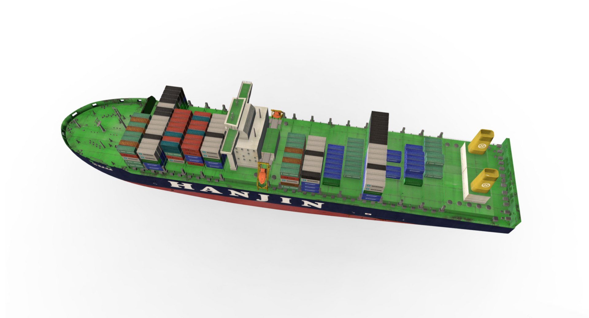 Tanker And Shipping Container Ships 3D Model - TurboSquid 2083397