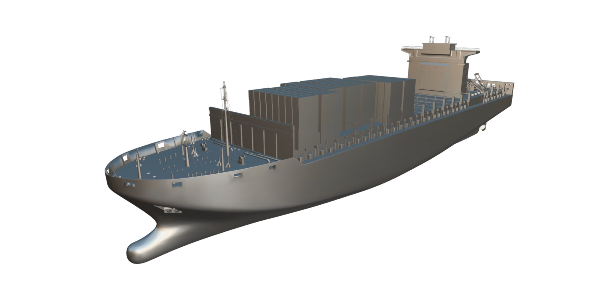 Tanker And Shipping Container Ships 3D Model - TurboSquid 2083397