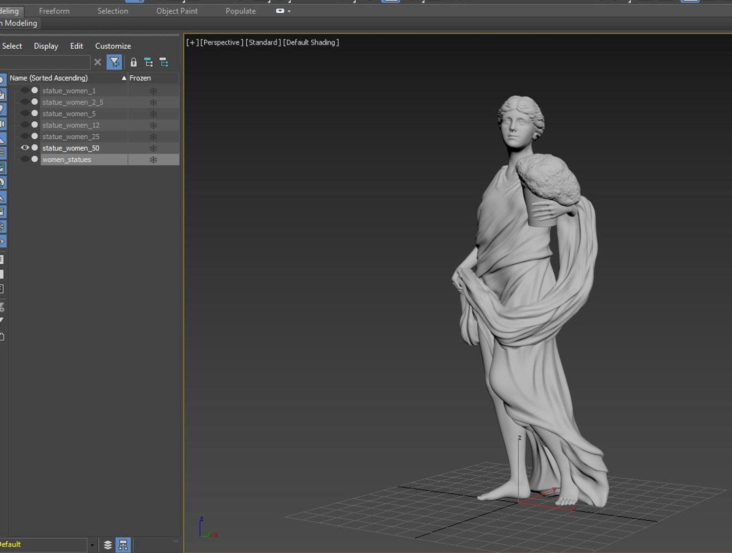 Women Statue 3D - TurboSquid 2162147