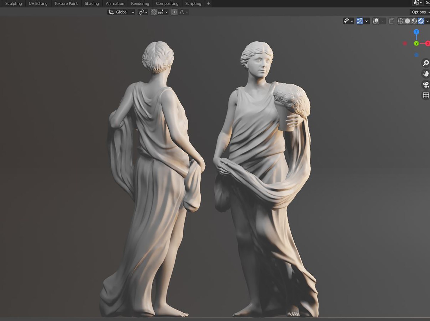 Women Statue 3D - TurboSquid 2162147