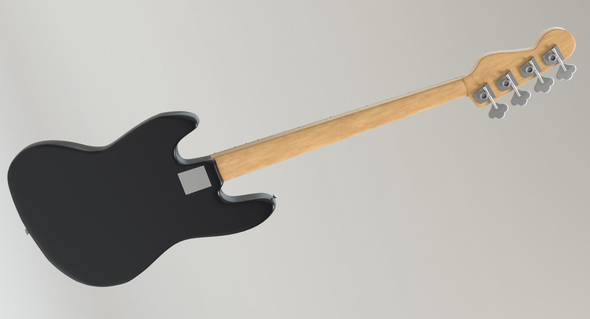 3d Bass Guitar Model