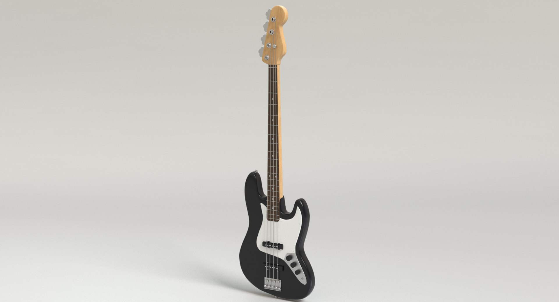 3d Bass Guitar Model