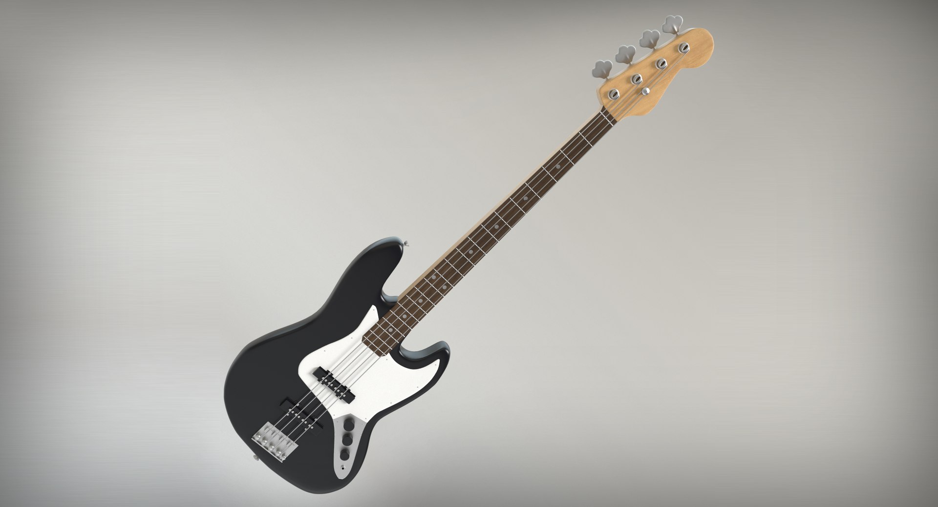 3d Bass Guitar Model
