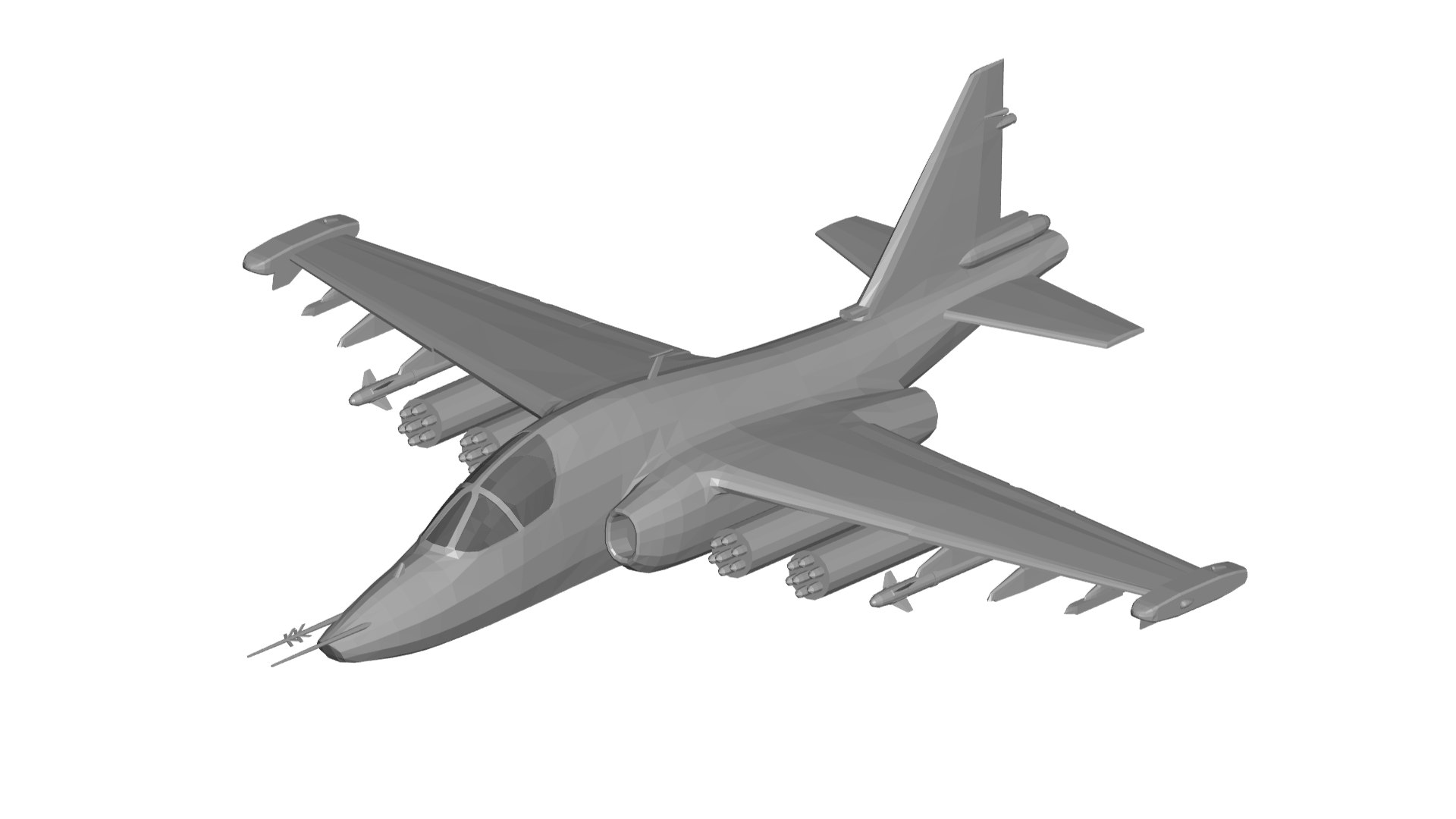 3D Sukhoi Su-25 Model - TurboSquid 1985846