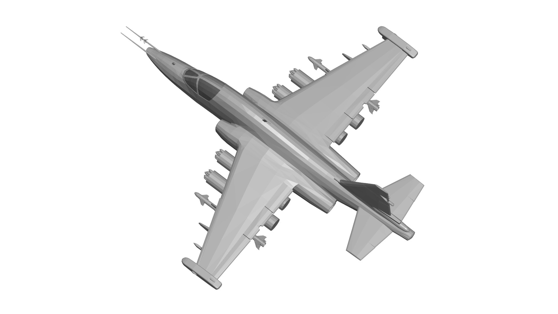 3D Sukhoi Su-25 Model - TurboSquid 1985846
