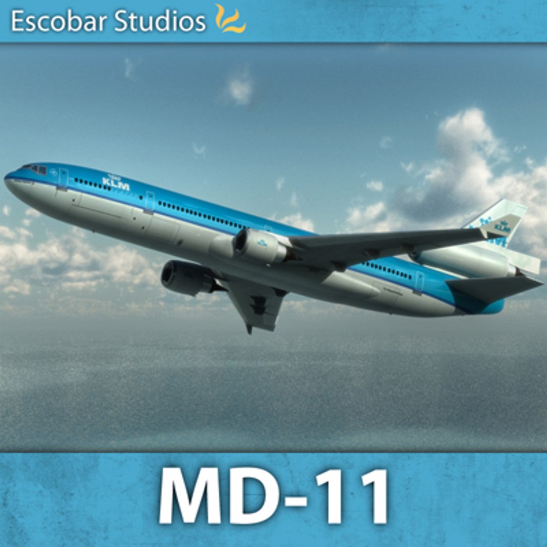 mcdonnell douglas md-11 3d x