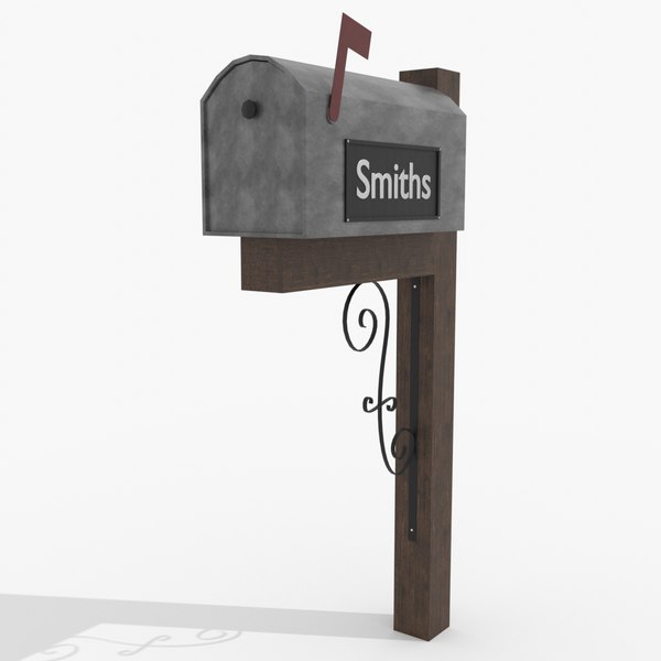3D Post box model - TurboSquid 1767100