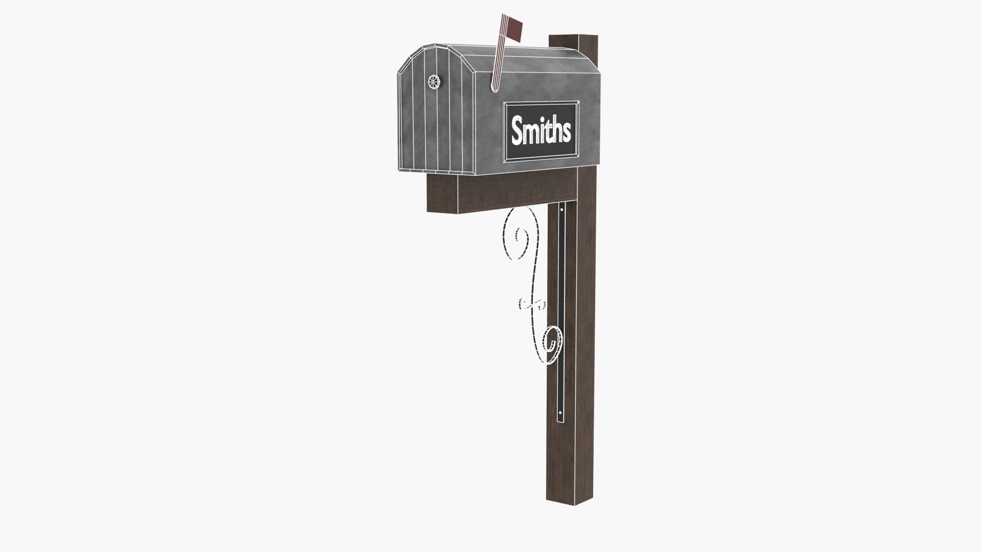 3D Post Box Model - TurboSquid 1767100