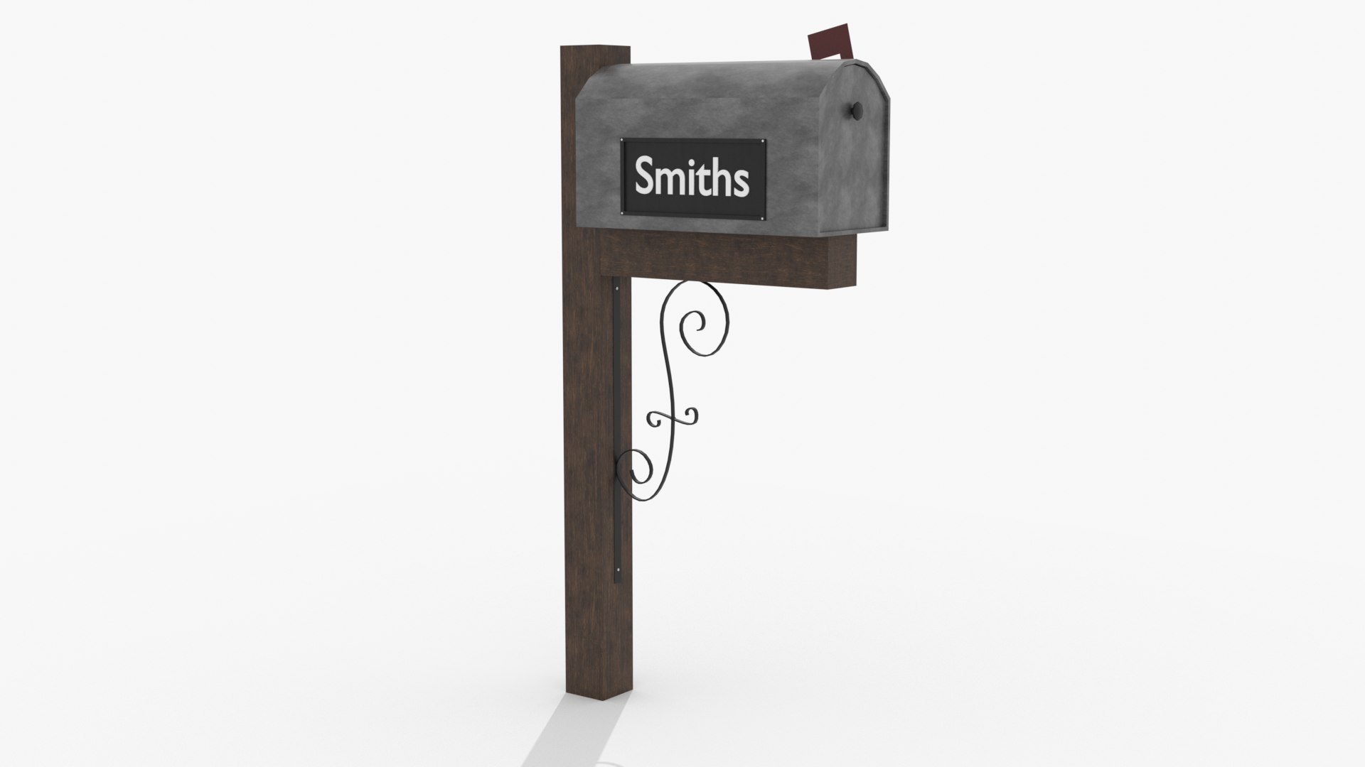 3D Post Box Model - TurboSquid 1767100