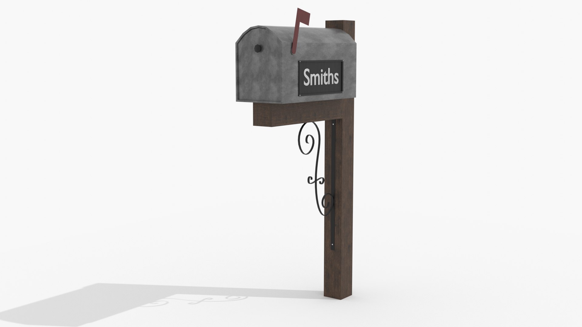 3D Post Box Model - TurboSquid 1767100