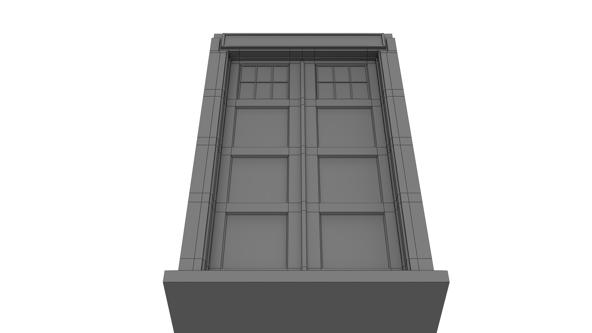 Tardis 2005 Destroyed Bad Wolf Version 3D Model - TurboSquid 2227371